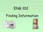 PPT - ENG 102 PowerPoint Presentation, free download - ID:292648