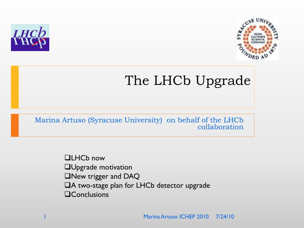 PPT - The LHCb Upgrade PowerPoint Presentation, free download - ID:6863418