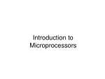 PPT - EEE237 Introduction to Microprocessors PowerPoint Presentation ...