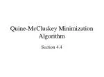 PPT - Quine-McCluskey Method PowerPoint Presentation, free download ...