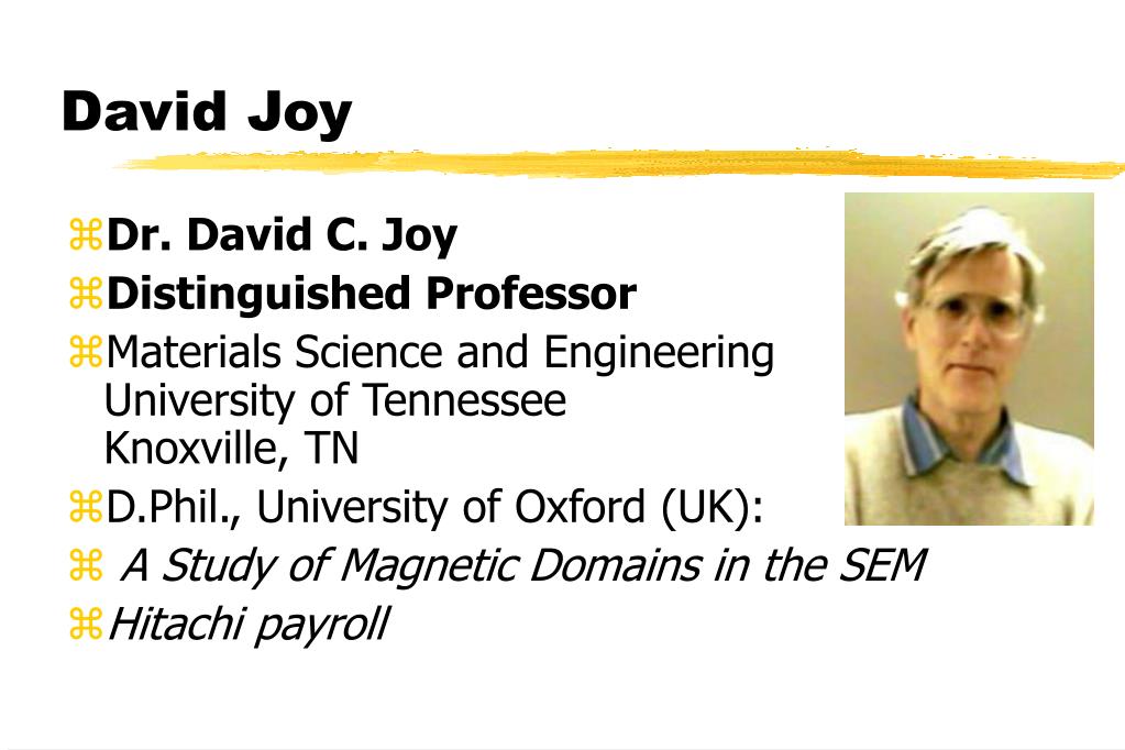 PPT - David Joy PowerPoint Presentation, free download - ID:6869166