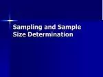 PPT - SAMPLE SIZE DETERMINATION PowerPoint Presentation, free download ...