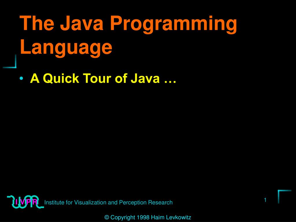 PPT - The Java Programming Language PowerPoint Presentation, free ...