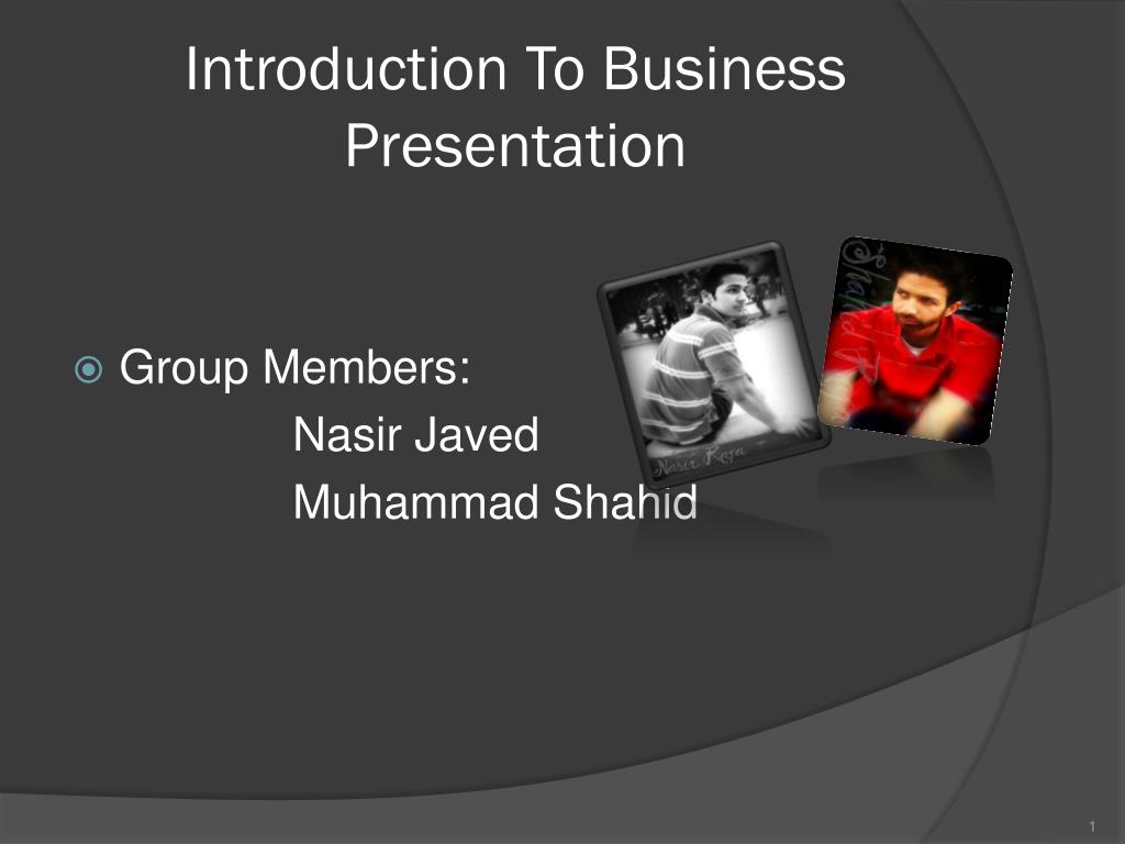 PPT - Introduction To Business Presentation PowerPoint Presentation ...