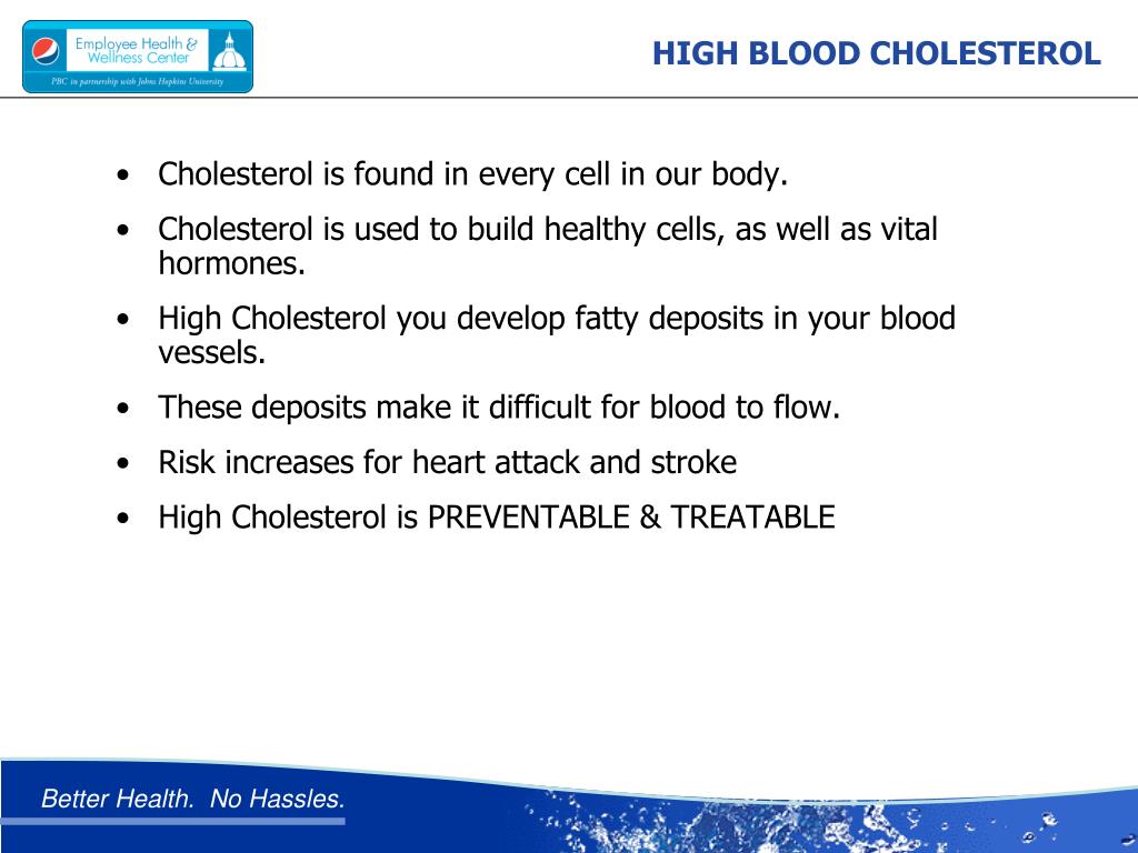 PPT - HIGH BLOOD CHOLESTEROL PowerPoint Presentation, free download ...