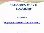 PPT - Transformational Leadership PowerPoint Presentation, free download - ID:1207743