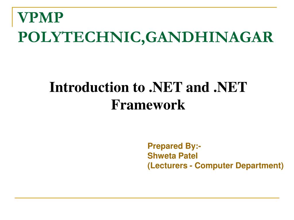 PPT - VPMP POLYTECHNIC,GANDHINAGAR PowerPoint Presentation, free ...