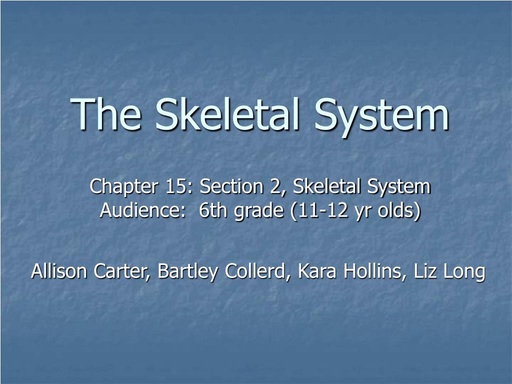 PPT - The Skeletal System PowerPoint Presentation, free download - ID ...