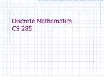PPT - Cs 310 - Discrete Mathematics PowerPoint Presentation, free ...