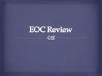 PPT - EOC REVIEW STUDY GUIDE PowerPoint Presentation, free download ...