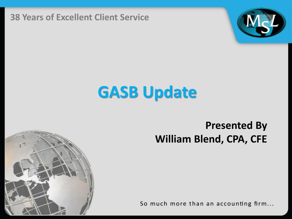 PPT - GASB Update PowerPoint Presentation, free download - ID:6878452