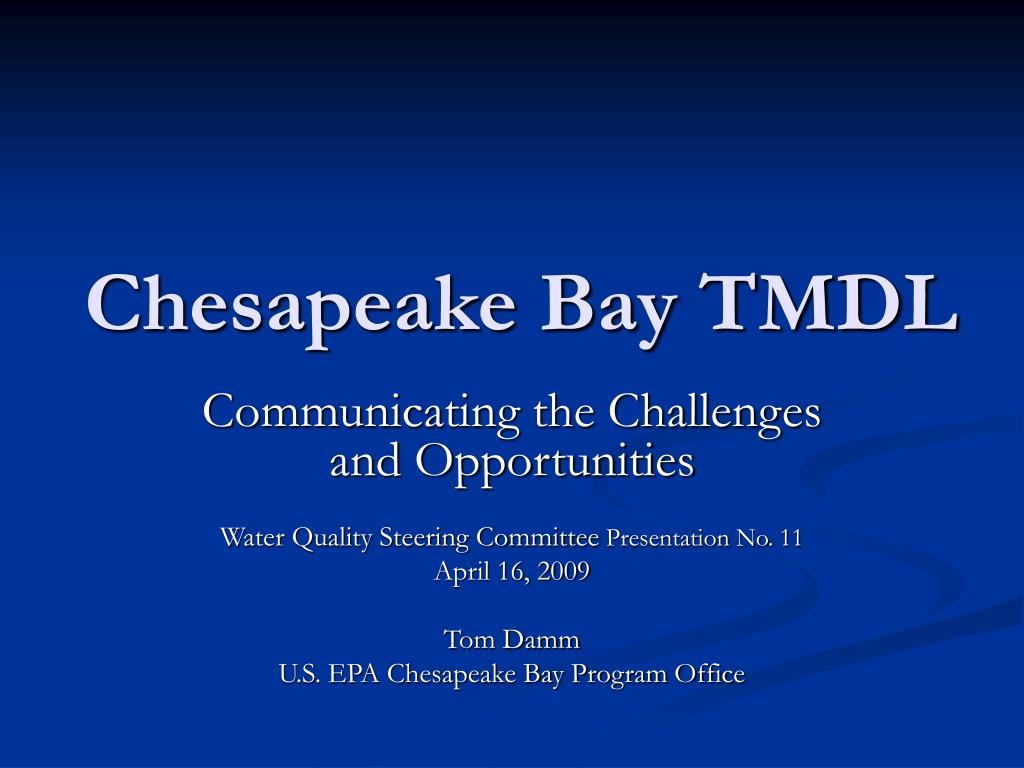 PPT - Chesapeake Bay TMDL PowerPoint Presentation, free download - ID ...