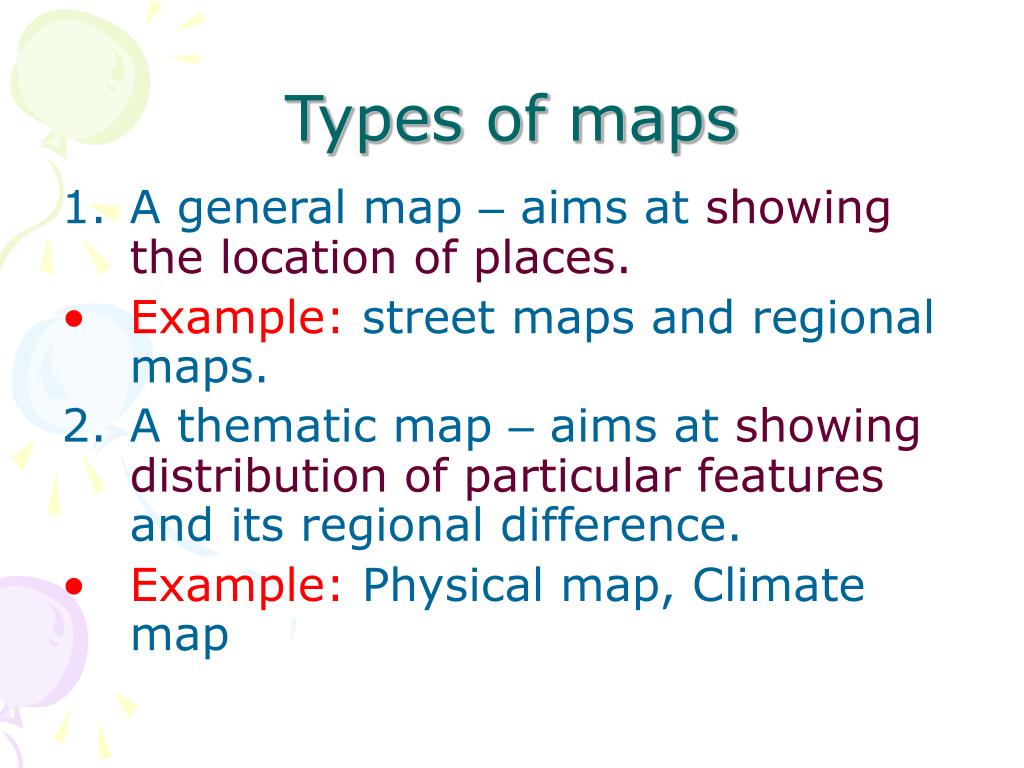 PPT - Types of maps PowerPoint Presentation, free download - ID:6880984