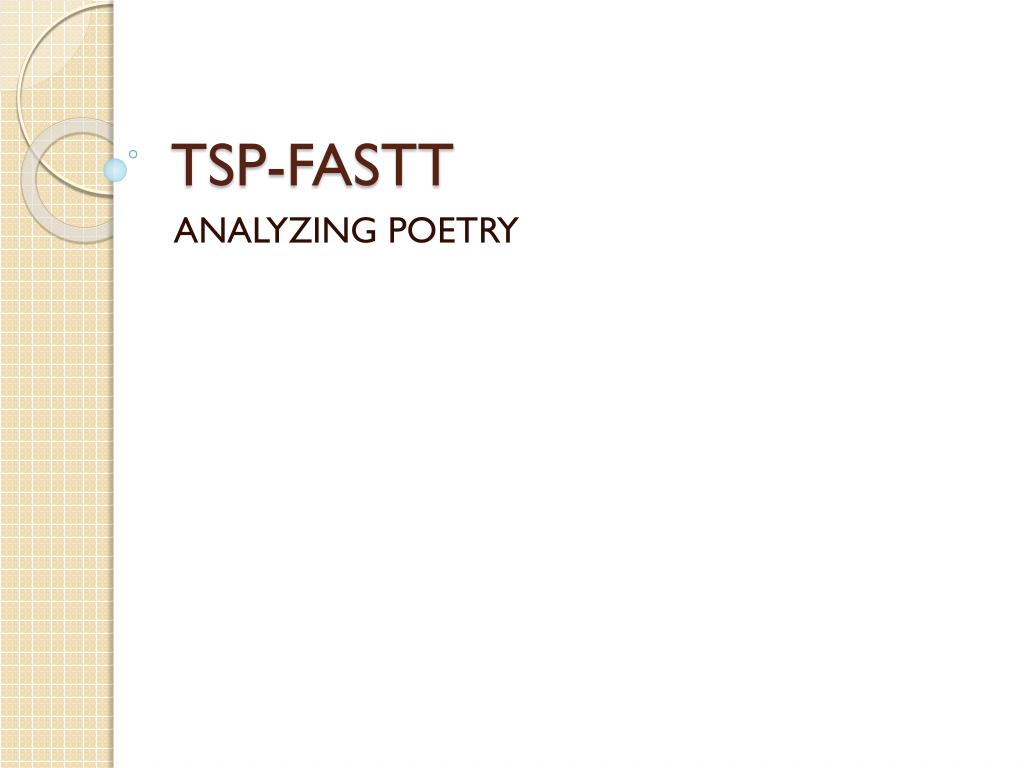 PPT - TSP-FASTT PowerPoint Presentation, free download - ID:6886810