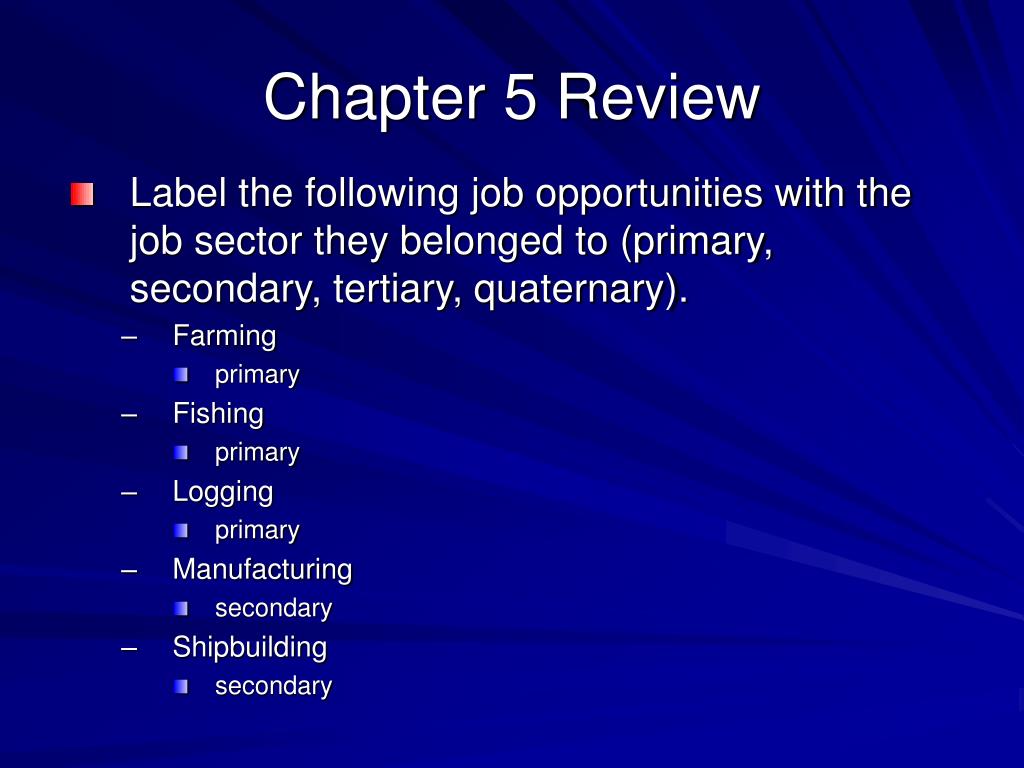 PPT - Chapter 5 Review PowerPoint Presentation, free download - ID:6887107