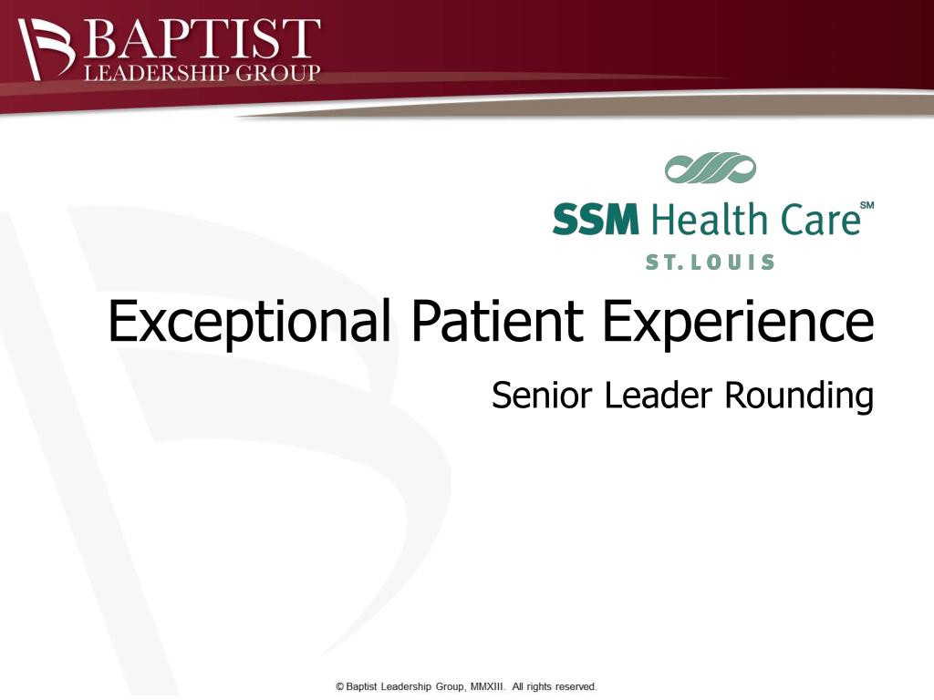 PPT - Exceptional Patient Experience PowerPoint Presentation, free ...