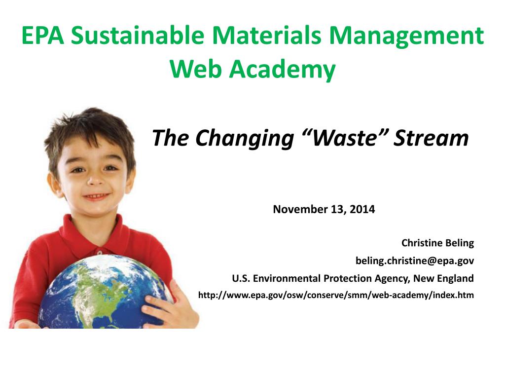 PPT - EPA Sustainable Materials Management Web Academy PowerPoint ...