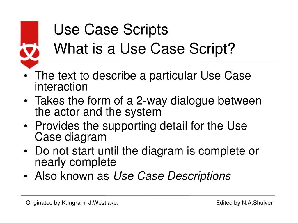 PPT - What is a Use Case Script? PowerPoint Presentation, free download ...