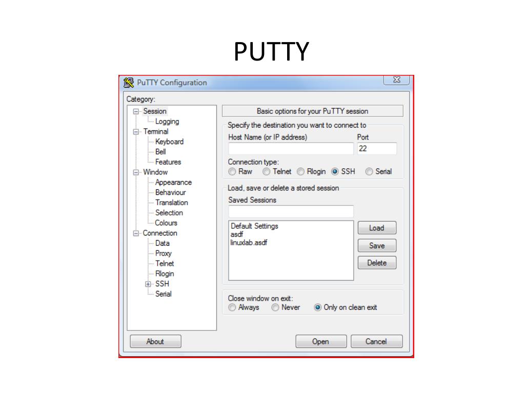 PPT - PUTTY PowerPoint Presentation, free download - ID:6887526