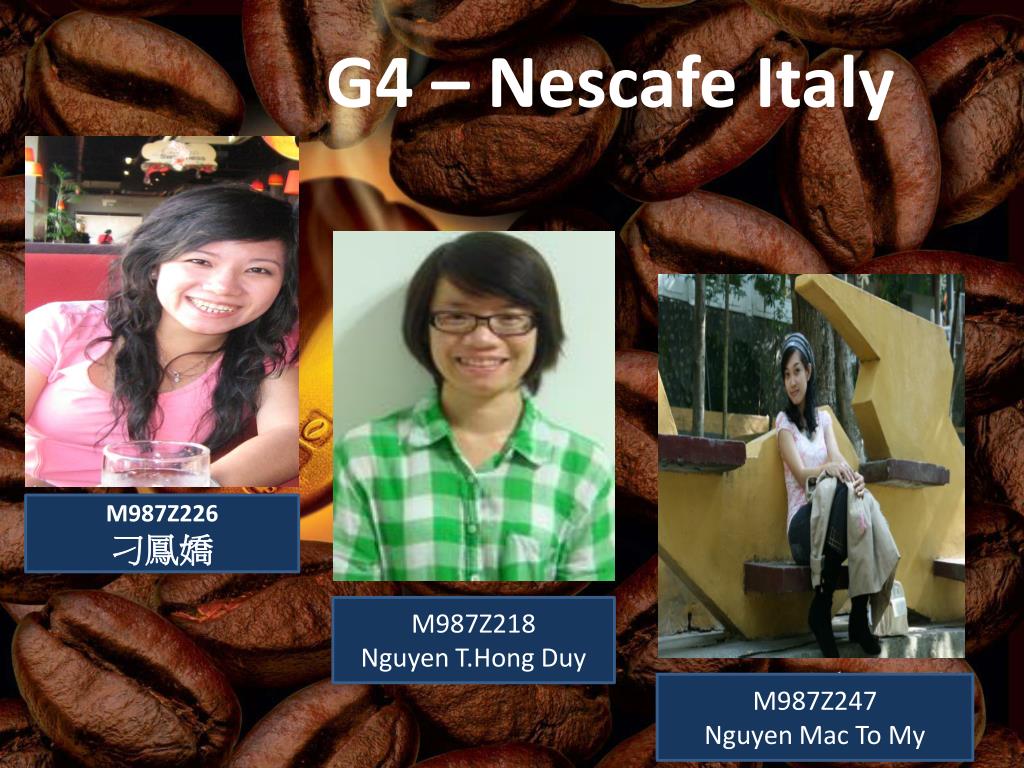 PPT - G4 – Nescafe Italy PowerPoint Presentation, free download - ID ...
