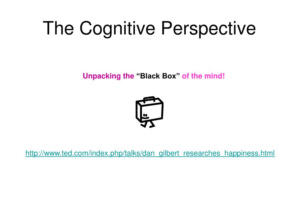 PPT - The Cognitive Perspective PowerPoint Presentation, free download ...