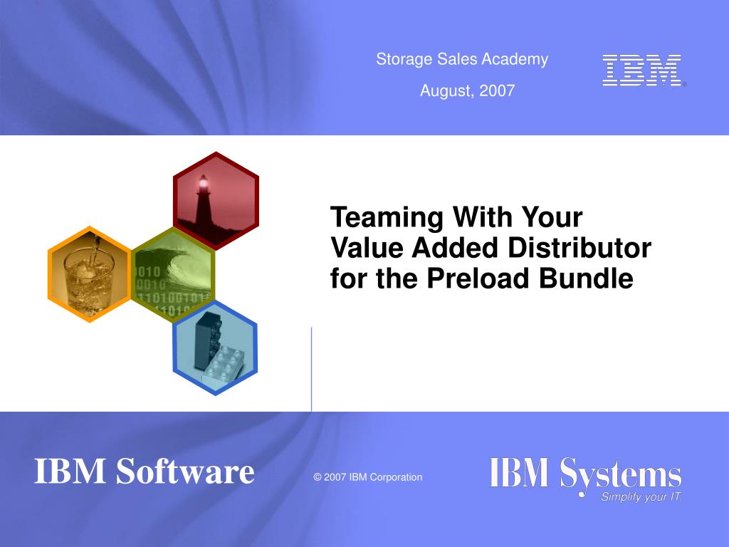 PPT - Teaming With Your Value Added Distributor for the Preload Bundle ...