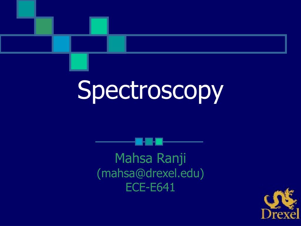 PPT - Spectroscopy PowerPoint Presentation, free download - ID:6890563
