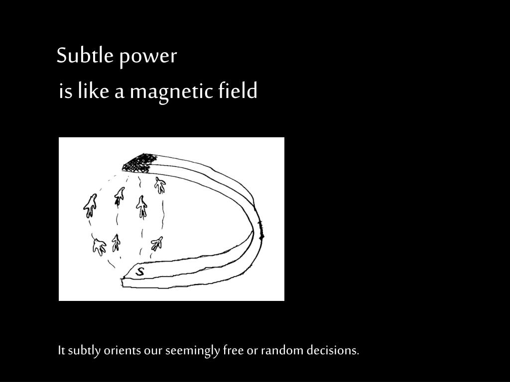 PPT - Subtle power is like a magnetic field PowerPoint Presentation ...