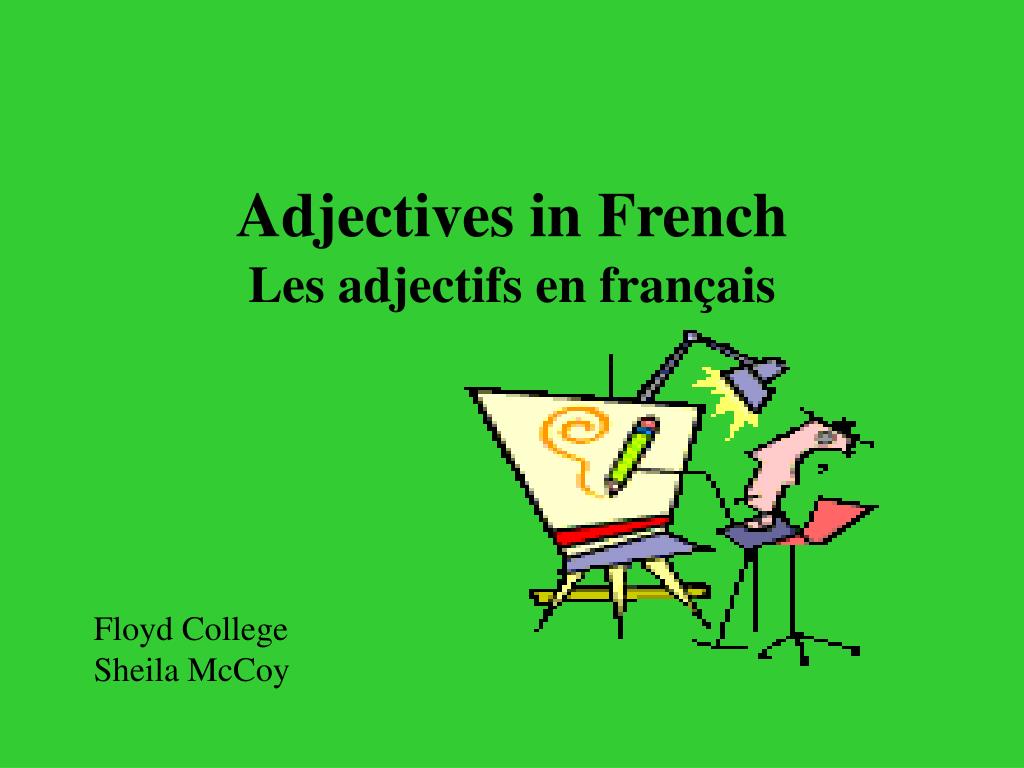 PPT - Adjectives in French PowerPoint Presentation, free download - ID ...