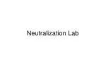 PPT - Neutralization reaction PowerPoint Presentation, free download ...