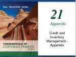 PPT - Chapter 20 Credit and Inventory Management PowerPoint ...