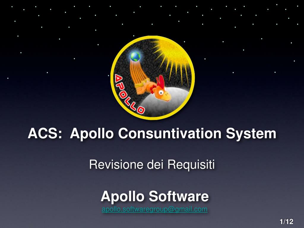 PPT - ACS: Apollo Consuntivation System PowerPoint Presentation, free ...