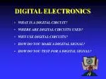 PPT - Digital Electronics PowerPoint Presentation, free download - ID ...