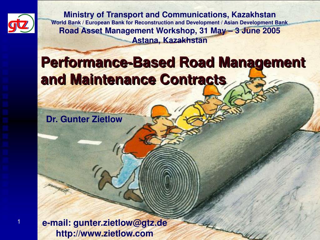 PPT - Performance-Based Road Management and Maintenance Contracts ...