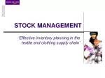 PPT - Stock Management PowerPoint Presentation, free download - ID:5598313