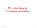 PPT - Access Control Mechanisms PowerPoint Presentation, free download ...
