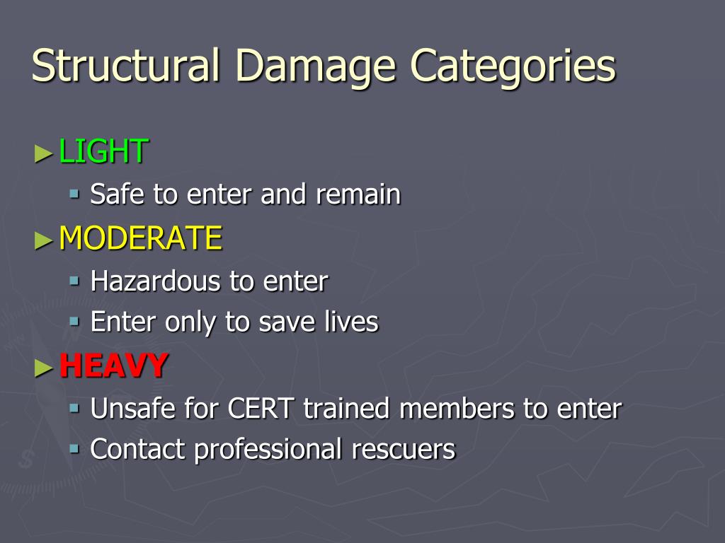 PPT - Structural Damage Categories PowerPoint Presentation, free ...