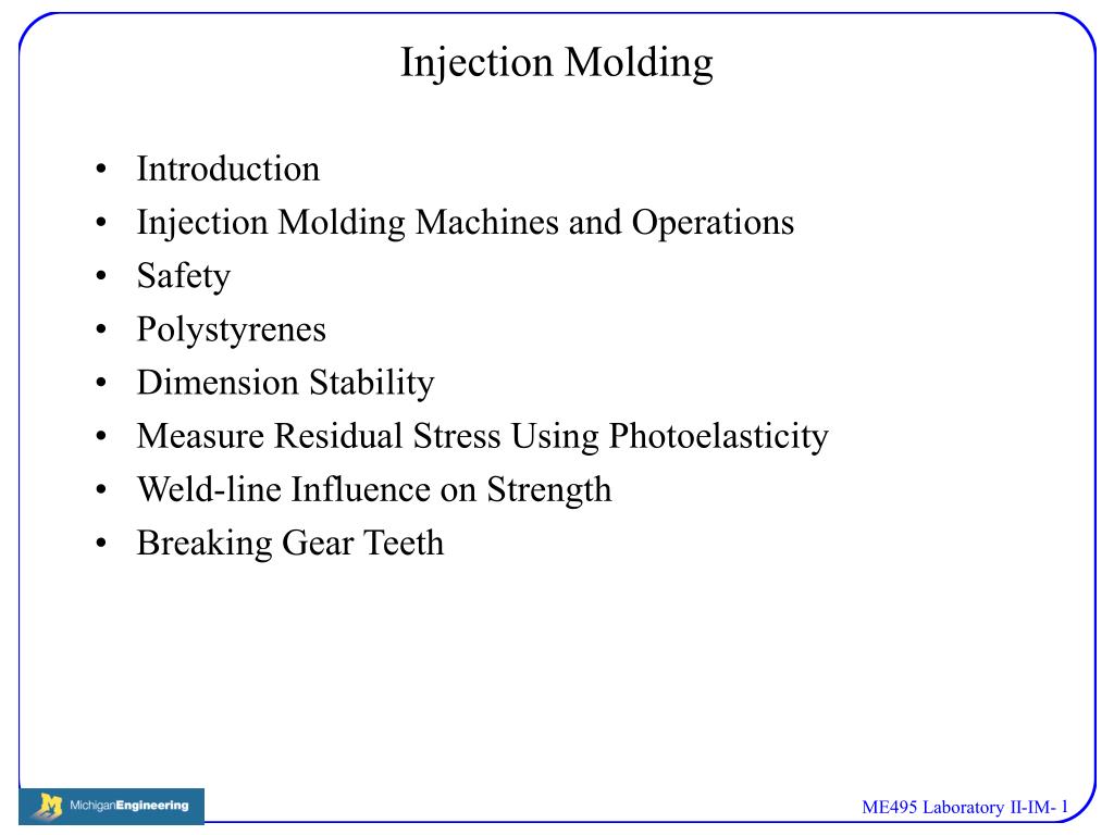 PPT - Injection Molding PowerPoint Presentation, free download - ID:6898791