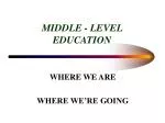 PPT - Middle Level Management PowerPoint Presentation, free download ...