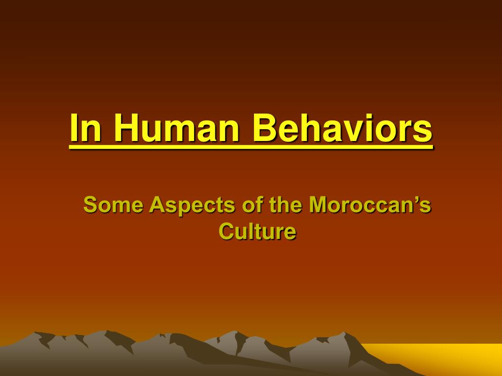 PPT - In Human Behaviors PowerPoint Presentation, free download - ID ...