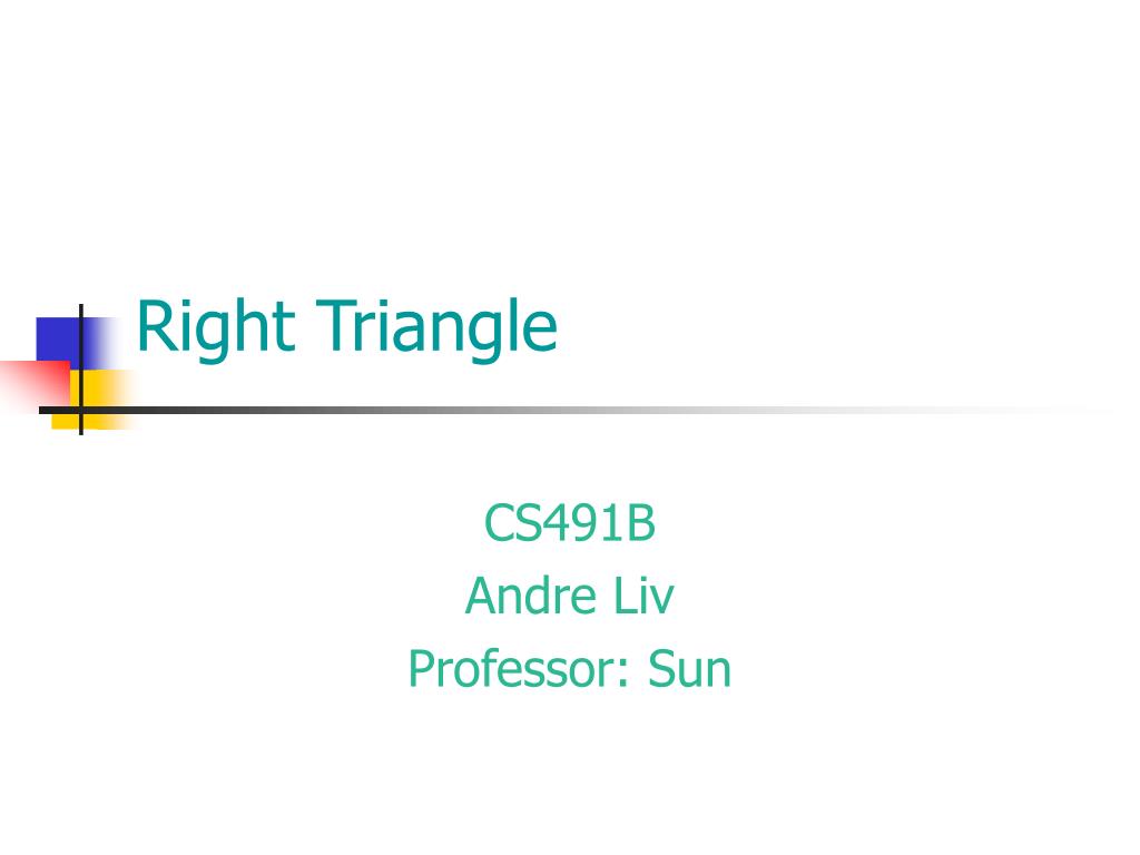 PPT - Understanding Right Triangles: Properties and Constants ...