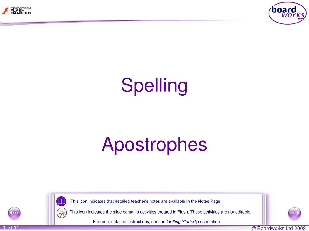 PPT - Spelling PowerPoint Presentation, free download - ID:6902743