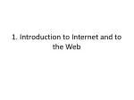 PPT - 1 Introduction to the Internet PowerPoint Presentation, free ...