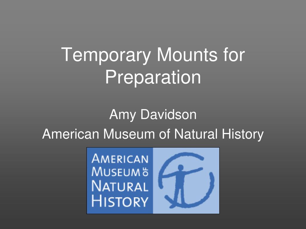PPT - Temporary Mounts for Preparation PowerPoint Presentation, free ...