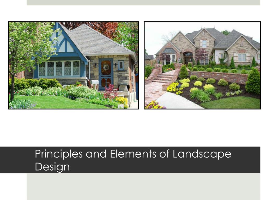 PPT - Principles and Elements of Landscape Design PowerPoint ...