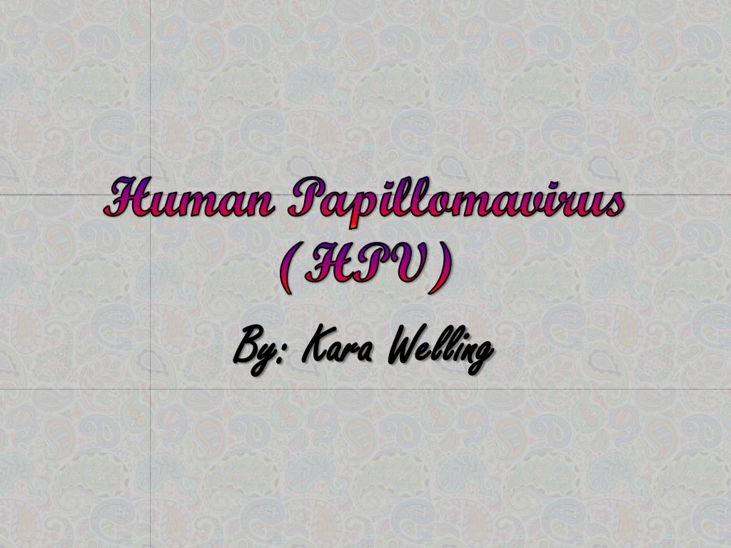 PPT - Human Papillomavirus (HPV) PowerPoint Presentation, free download ...