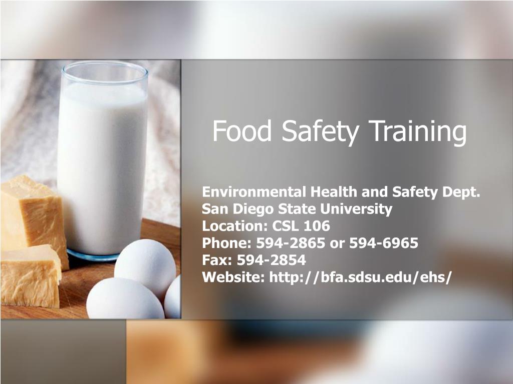 PPT - Food Safety Training PowerPoint Presentation, free download - ID ...