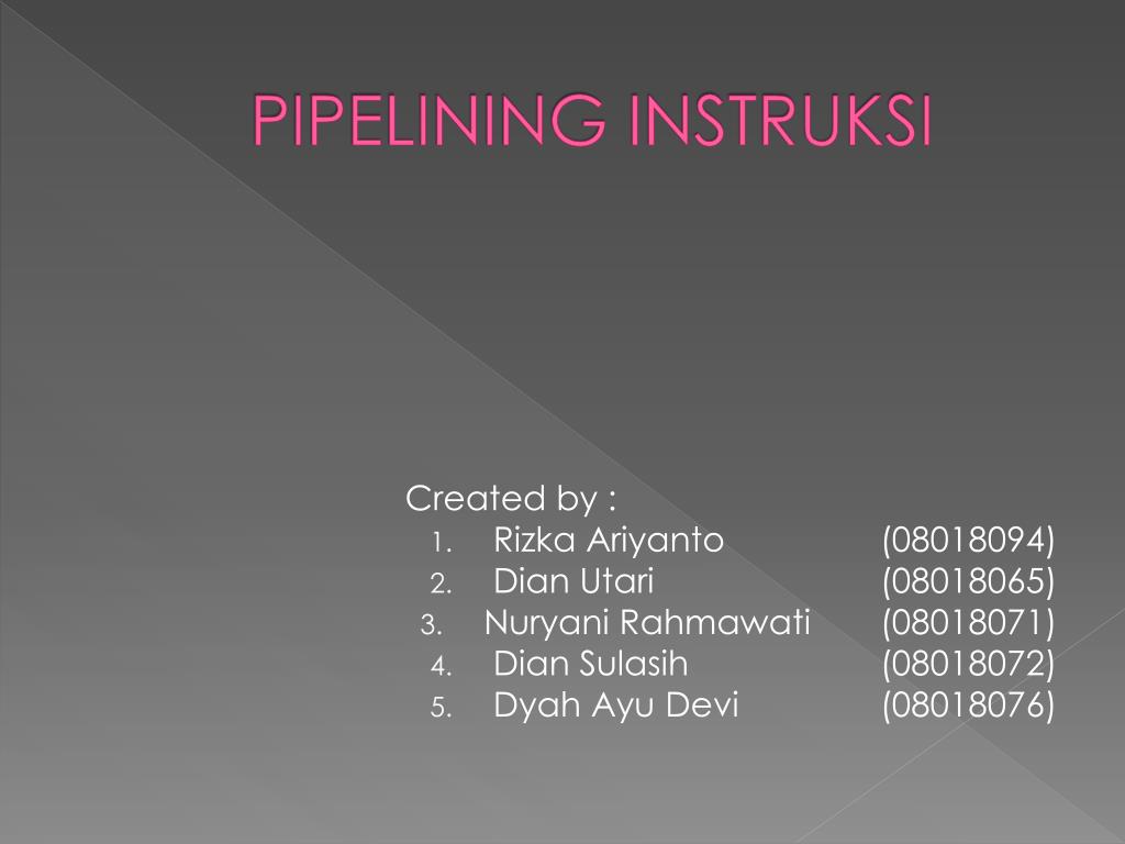 PPT - PIPELINING INSTRUKSI PowerPoint Presentation, free download - ID:6905818