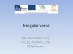 PPT - IRREGULAR VERBS PowerPoint Presentation, free download - ID:2839910