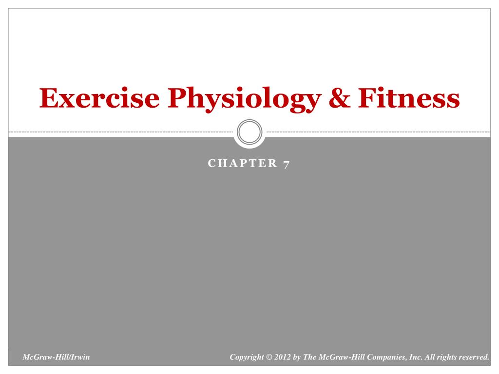 PPT - Exercise Physiology & Fitness PowerPoint Presentation, free ...